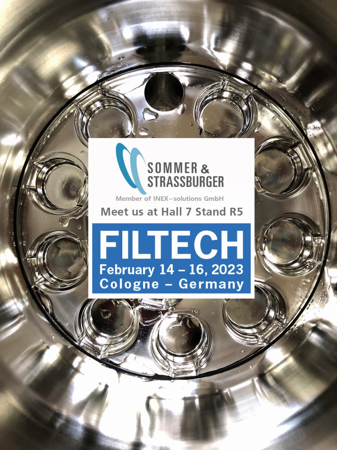 Sommer and Strassburger at the FILTECH trade fair in Cologne from 14-16 ...